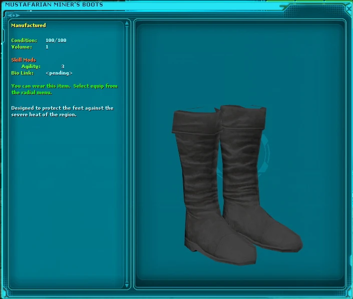 Mustafarian Miner's Boots | SWG Wiki | Fandom