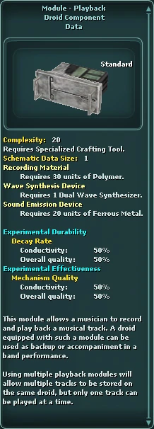 Module - Playback | SWG Wiki | Fandom