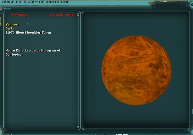 Large Hologram of Dantooine | SWG Wiki | Fandom