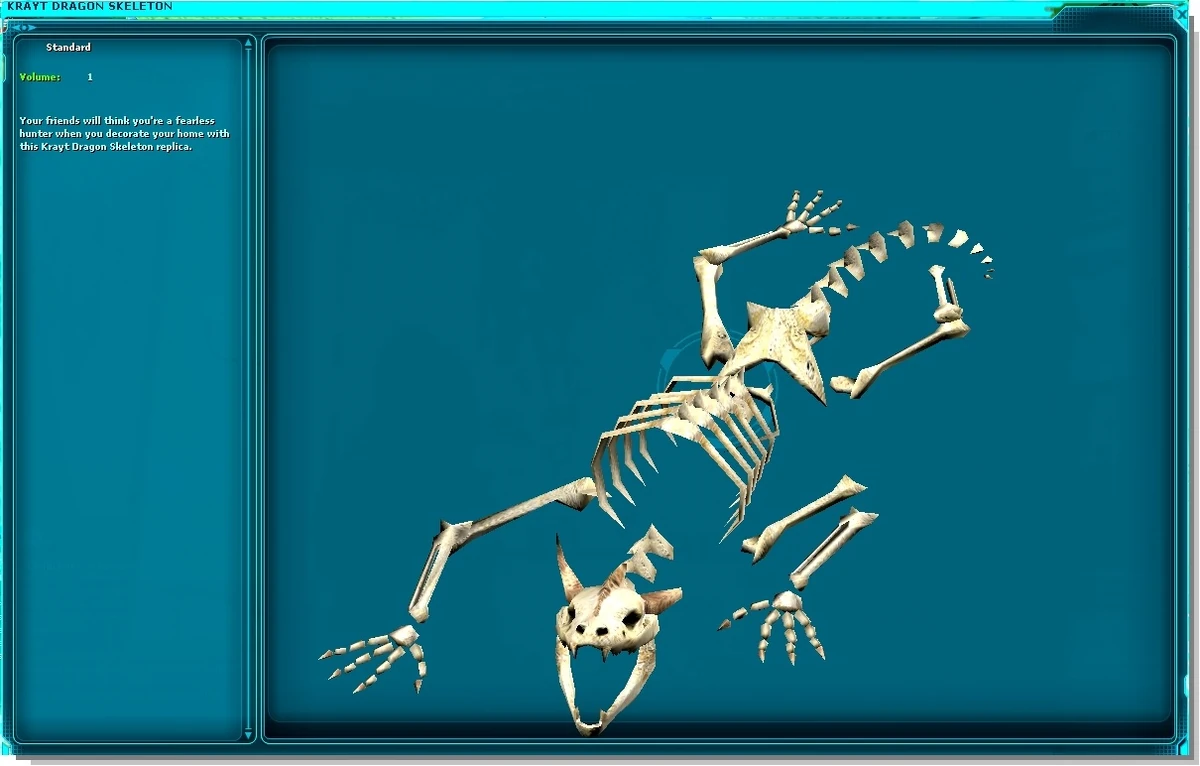 Krayt Dragon Skeleton | SWG Wiki | Fandom