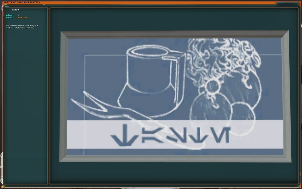 Poster of Food Preparation | SWG Wiki | Fandom