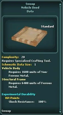 Swoop (Schematic) | SWG Wiki | Fandom