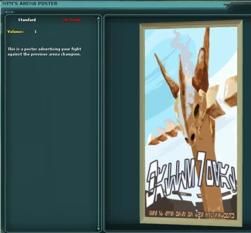 Nym's Arena Poster | SWG Wiki | Fandom