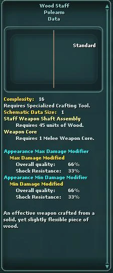 Wood Staff | SWG Wiki | Fandom