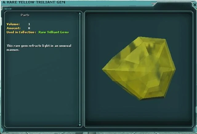 A rare yellow trilliant gem | SWG Wiki | Fandom