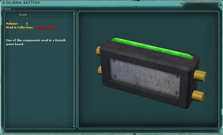 A Dejarik Battery | SWG Wiki | Fandom