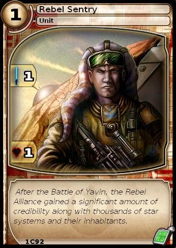 Rebel Sentry (card) | SWG Wiki | Fandom