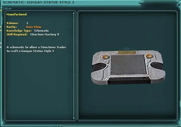 Gungan Statue Style 3 Schematic | SWG Wiki | Fandom