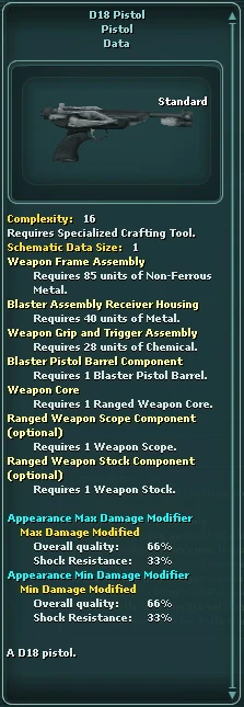 D18 Pistol | SWG Wiki | Fandom