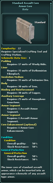 Standard Assault Core | SWG Wiki | Fandom