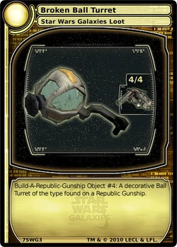Broken Ball Turret | SWG Wiki | Fandom