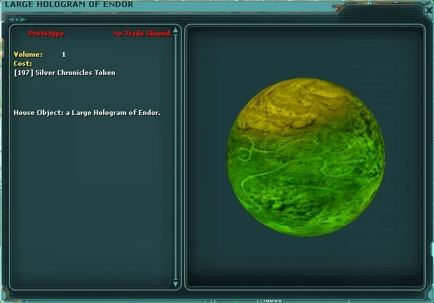 Large Hologram of Endor | SWG Wiki | Fandom