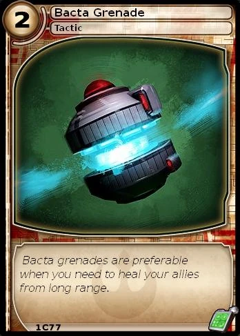 Bacta Grenade (card) | SWG Wiki | Fandom
