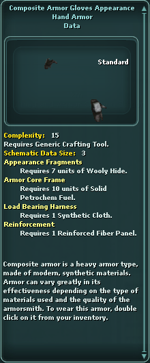 Composite Armor Gloves Appearance | SWG Wiki | Fandom