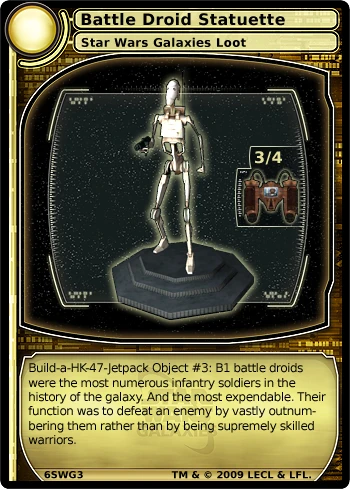 Battle Droid Statuette | SWG Wiki | Fandom