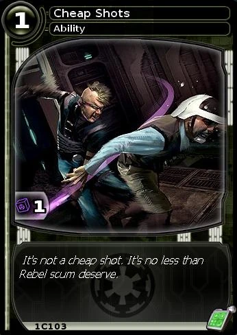 Cheap Shots (card) | SWG Wiki | Fandom