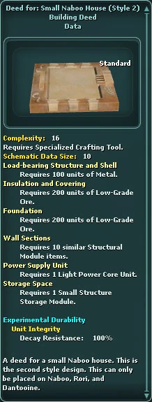 Small Naboo House (Style 2) | SWG Wiki | Fandom