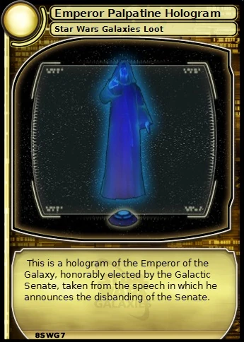 Emperor Palpatine Hologram | SWG Wiki | Fandom