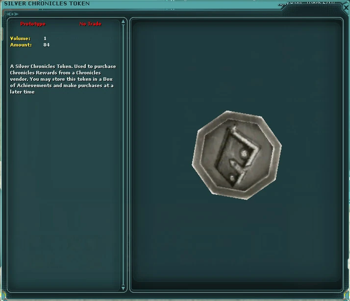 Silver Chronicles Token | SWG Wiki | Fandom