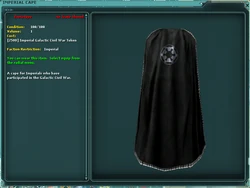 Imperial Cape | SWG Wiki | Fandom