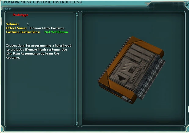 Costume | SWG Wiki | Fandom