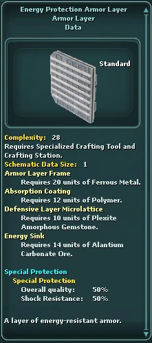 Energy Protection Armor Layer | SWG Wiki | Fandom