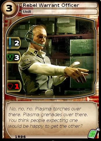 Rebel Warrant Officer (card) | SWG Wiki | Fandom