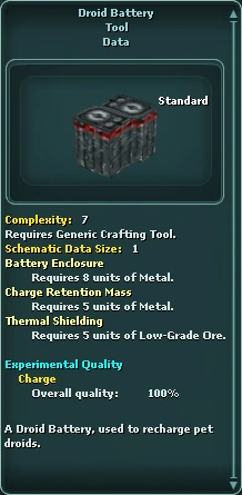 A Droid Battery | SWG Wiki | Fandom