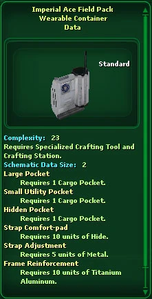 Imperial Ace Field Pack | SWG Wiki | Fandom