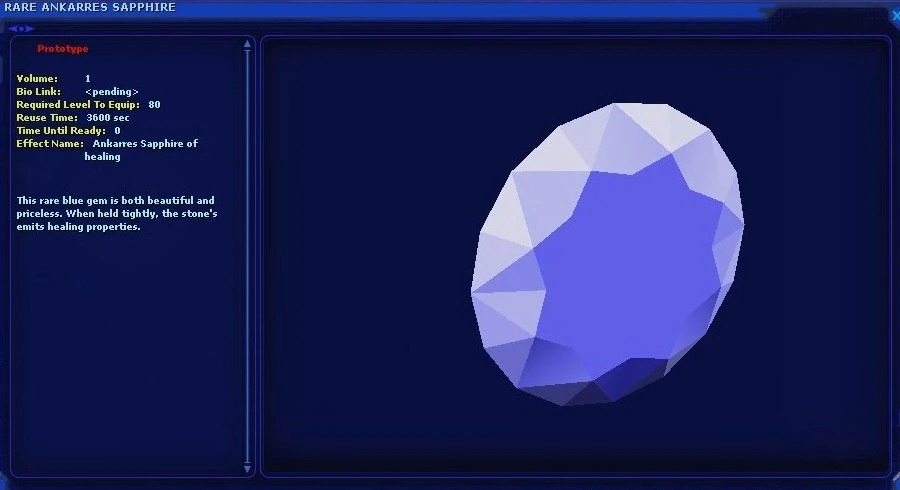 Rare Ankarres Sapphire | SWG Wiki | Fandom