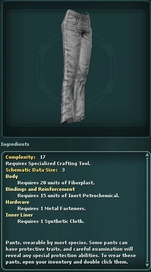 Thin Striped Pants | SWG Wiki | Fandom