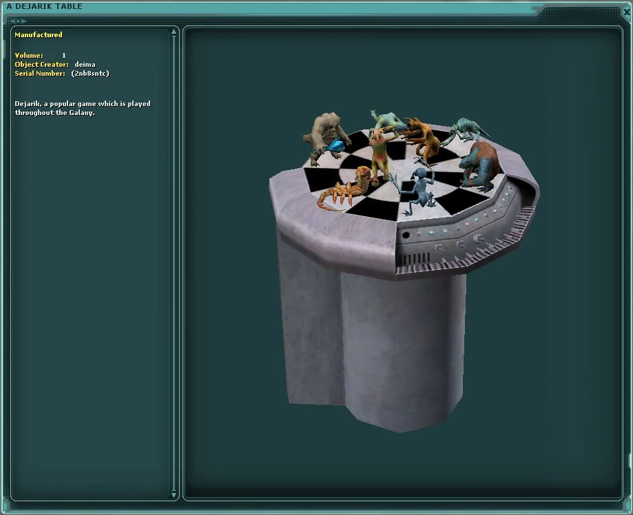 Dejarik Table | SWG Wiki | Fandom