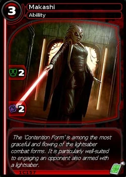 Makashi (card) | SWG Wiki | Fandom