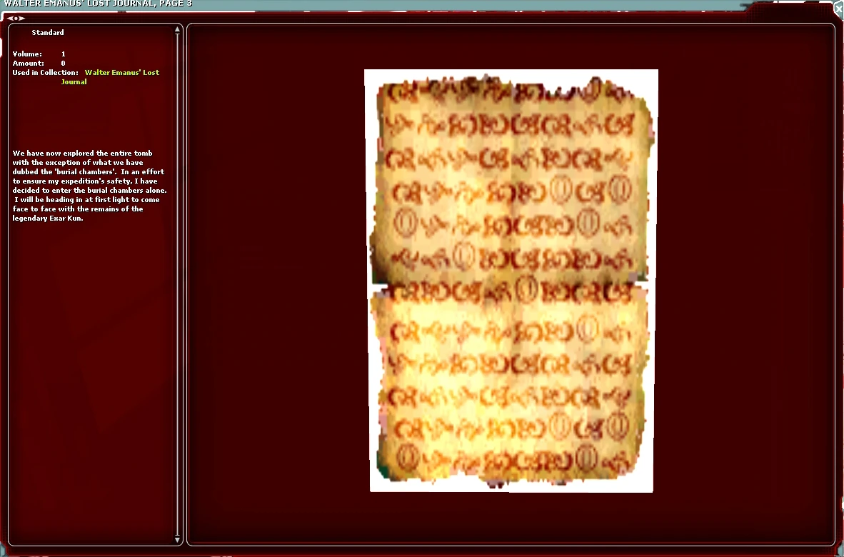 Walter Emanus' Lost Journal, Page 3 | SWG Wiki | Fandom
