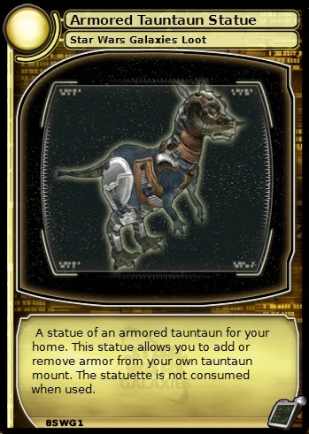 Armored Tauntaun Statue | SWG Wiki | Fandom