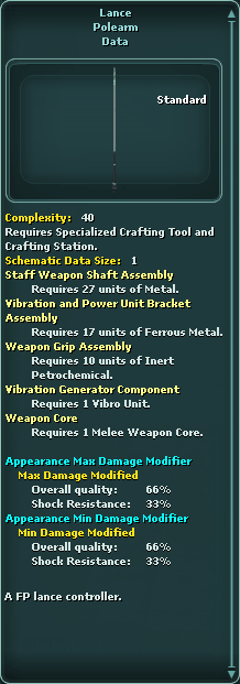 Lance | SWG Wiki | Fandom