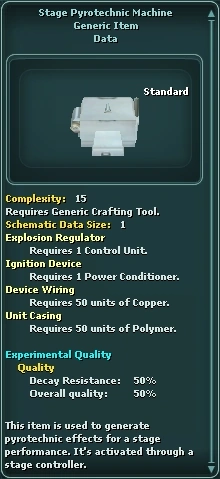 Stage Pyrotechnic Machine | SWG Wiki | Fandom