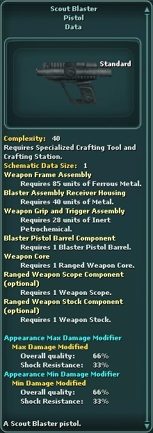 Scout Blaster | SWG Wiki | Fandom