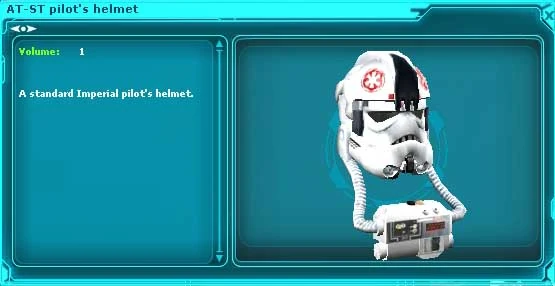 AT-ST pilot's helmet | SWG Wiki | Fandom