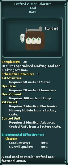 Crafted Armor Color Kit | SWG Wiki | Fandom