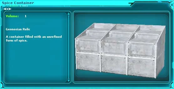 Spice Container | SWG Wiki | Fandom