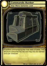 Commando Bunker (card) | SWG Wiki | Fandom