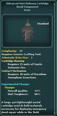 Component - Unit Delivery Cartridge - Advanced | SWG Wiki | Fandom