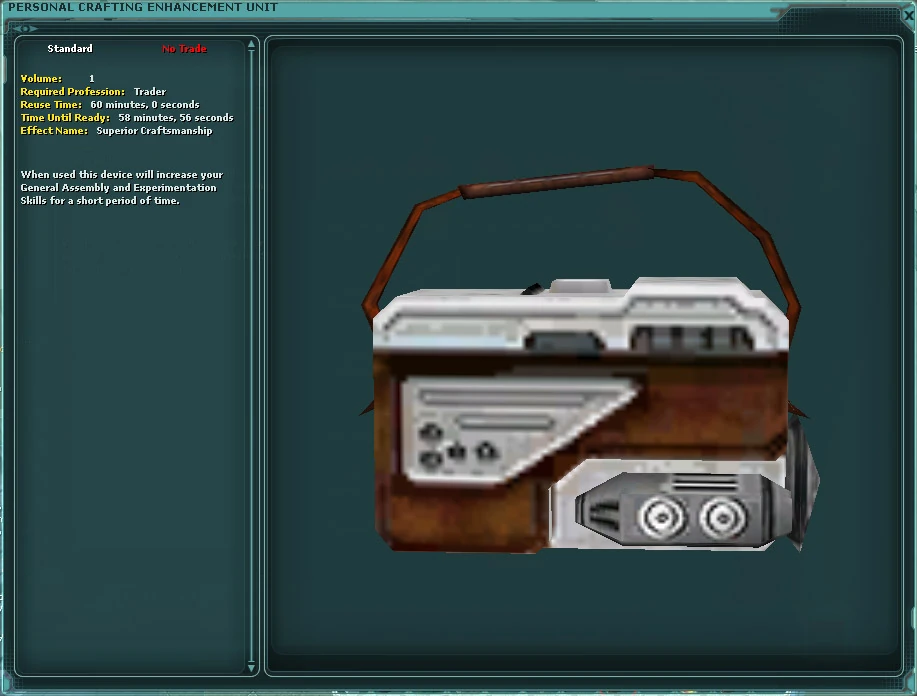 Personal Crafting Enhancement Unit | SWG Wiki | Fandom