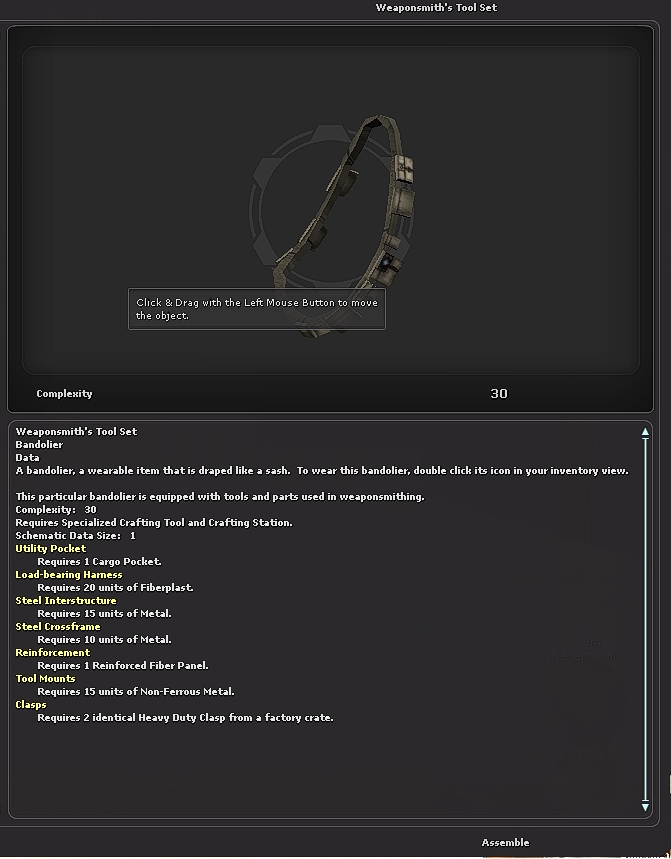 Weaponsmith's Tool Set | SWG Wiki | Fandom