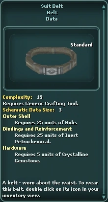 Suit Belt | SWG Wiki | Fandom