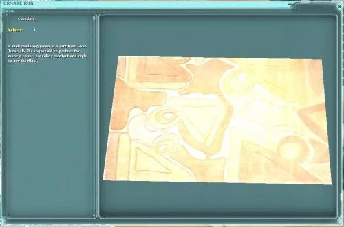 Ornate Rug | SWG Wiki | Fandom