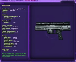 A Legendary FWG5 Pistol | SWG Wiki | Fandom