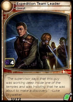 Expedition Team Leader (card) | SWG Wiki | Fandom