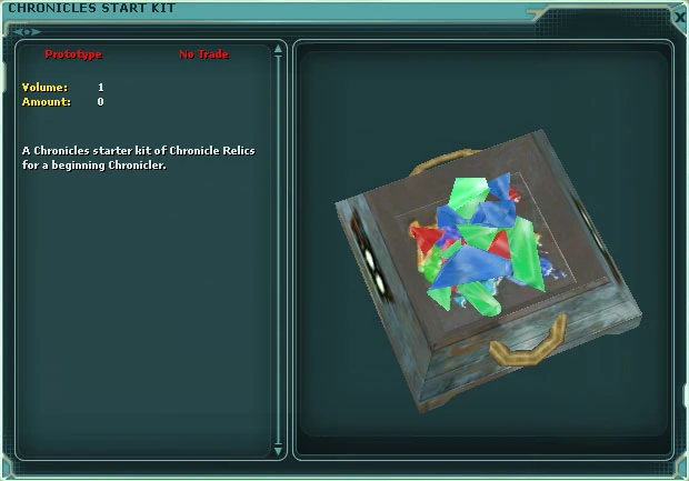 Chronicles Start Kit | SWG Wiki | Fandom